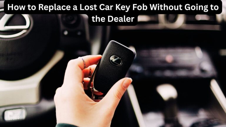 How to Replace a Lost Car Key Fob Without Dealer